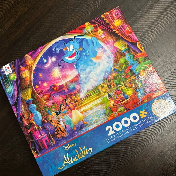 Disney | Games | Disney Aladdin 200 Piece Puzzle Ceaco Puzzles Genie ...